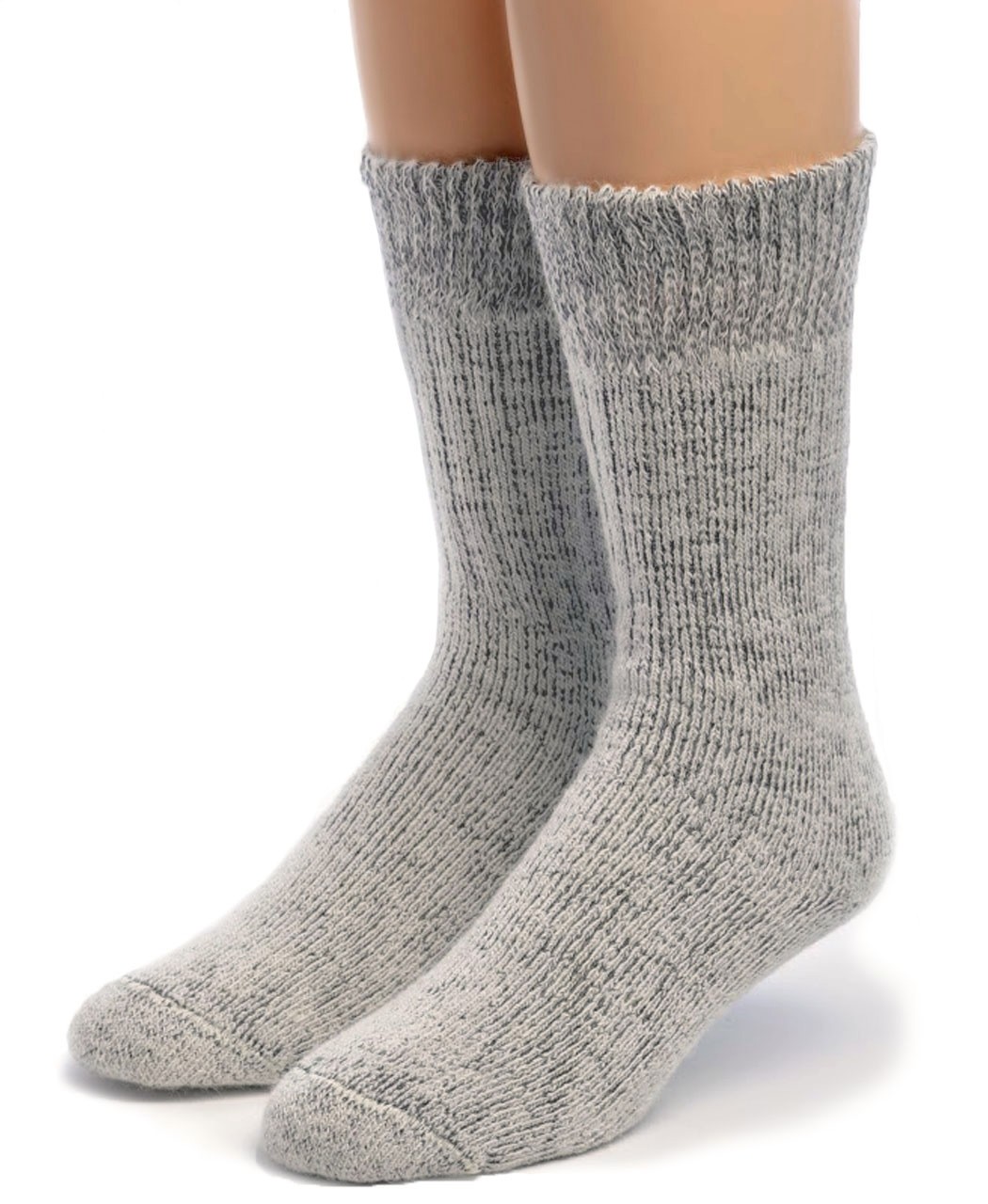 Toasty Toes Ultimate Alpaca Socks® White/Cinder