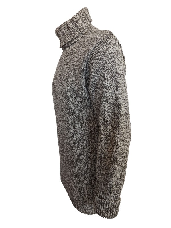 Grampian Undyed Wool Sweater - Natural Twist
