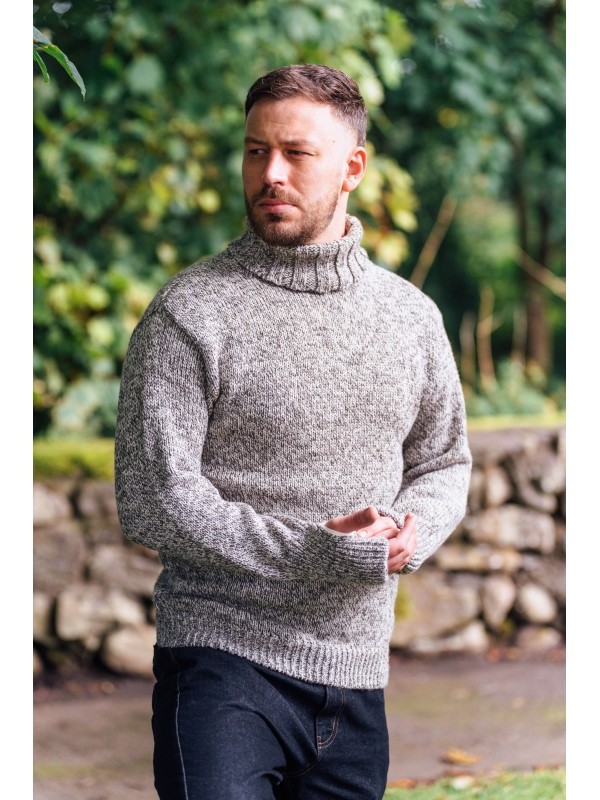 British Wool: Grampian Undyed Wool Sweater - Natural Twist