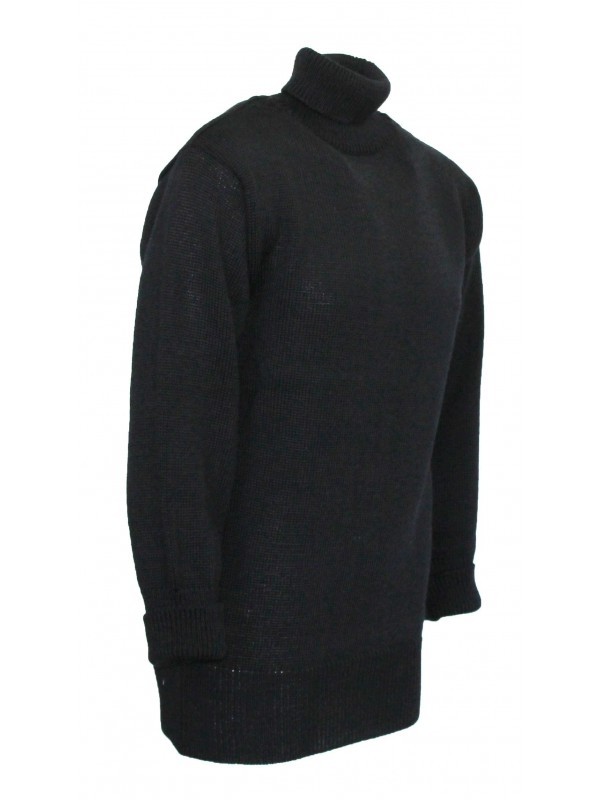 The Submariner - Black Wool Sweater