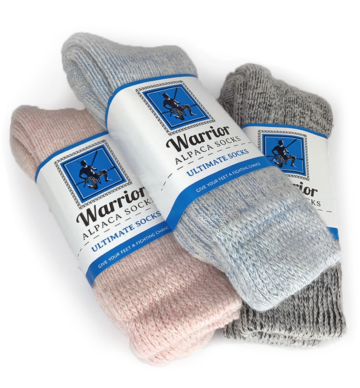 Toasty Toes Ultimate Alpaca Socks® White/Cinder