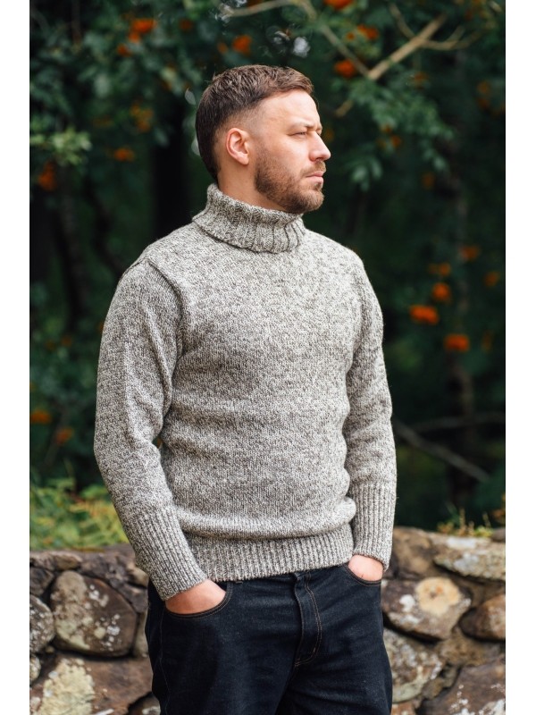 Heavy Weight & Chunky Men's Wool Sweaters from 100% British Wool