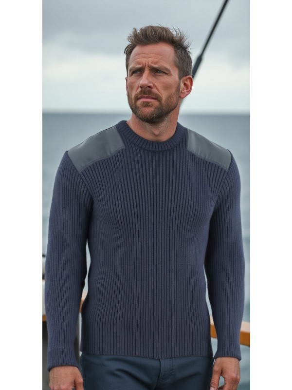 Commando Wool Sweaters, Men's British Wooly Pully Sweaters