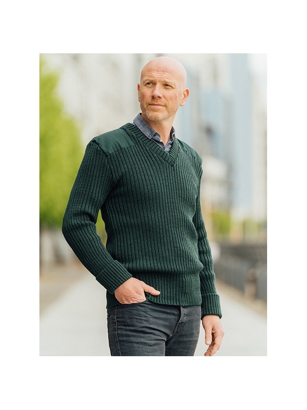 Commando Wool Sweaters, Men's British Wooly Pully Sweaters